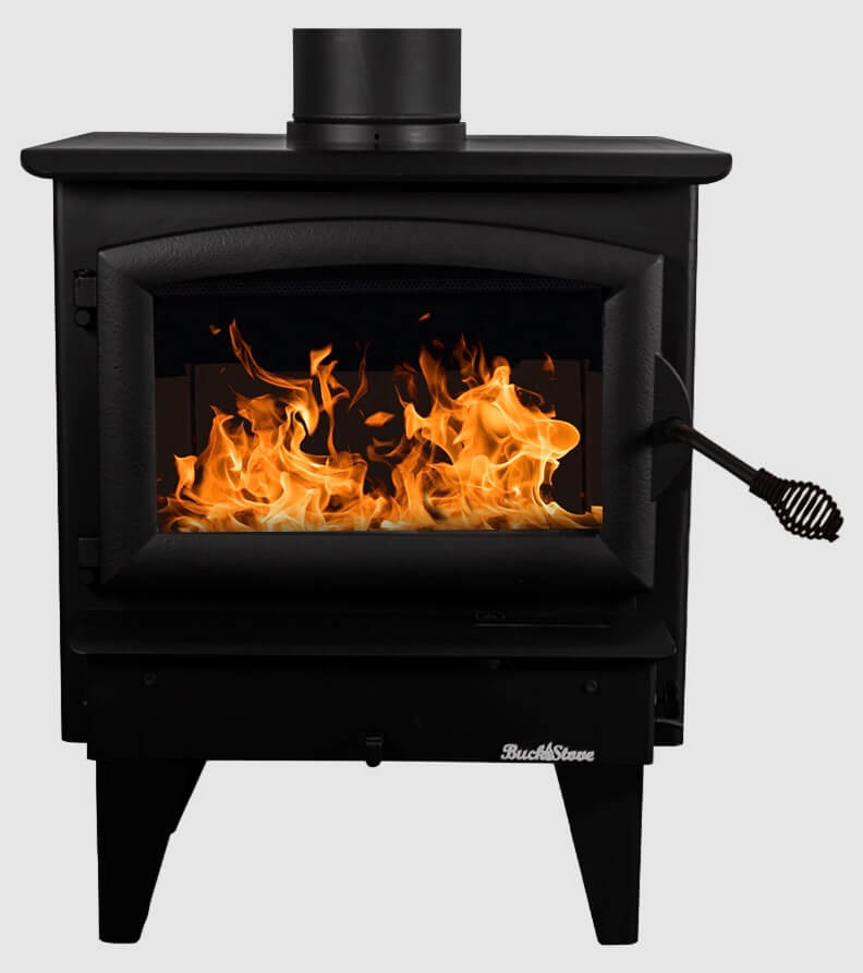 Buck MODEL 21NC Wood Stove, Non-Catalytic & Blower Assembly — Upzy.com