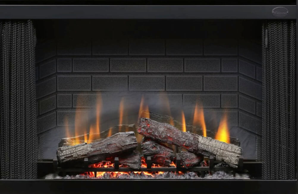 Dimplex DELUXE 45" Traditional Built-In Electric Fireplace, BF45DXP ...