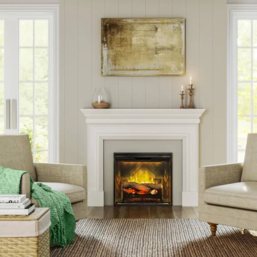 Dimplex REVILLUSION RBF24 24" Traditional Built-In Electric Fireplace ...