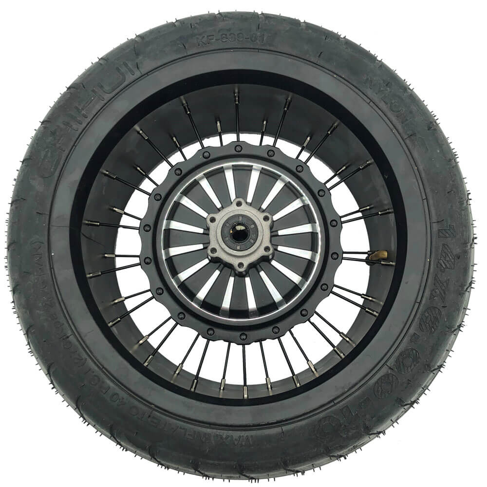 MotoTec Replacement FRONT WHEEL 14x6.00-10 for Diablo 1000W 48V Scoote ...