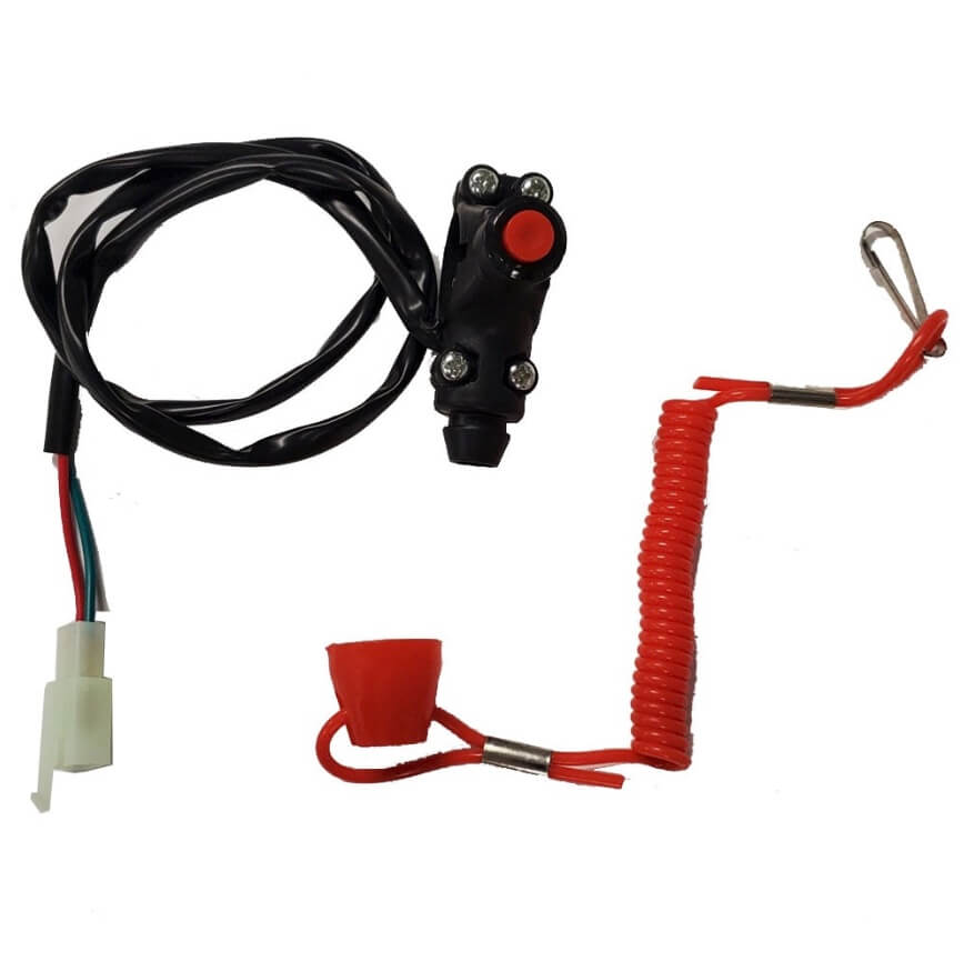 MotoTec Replacement TETHER KILL SWITCH for GT Gas Pocket Bike — Upzy.com