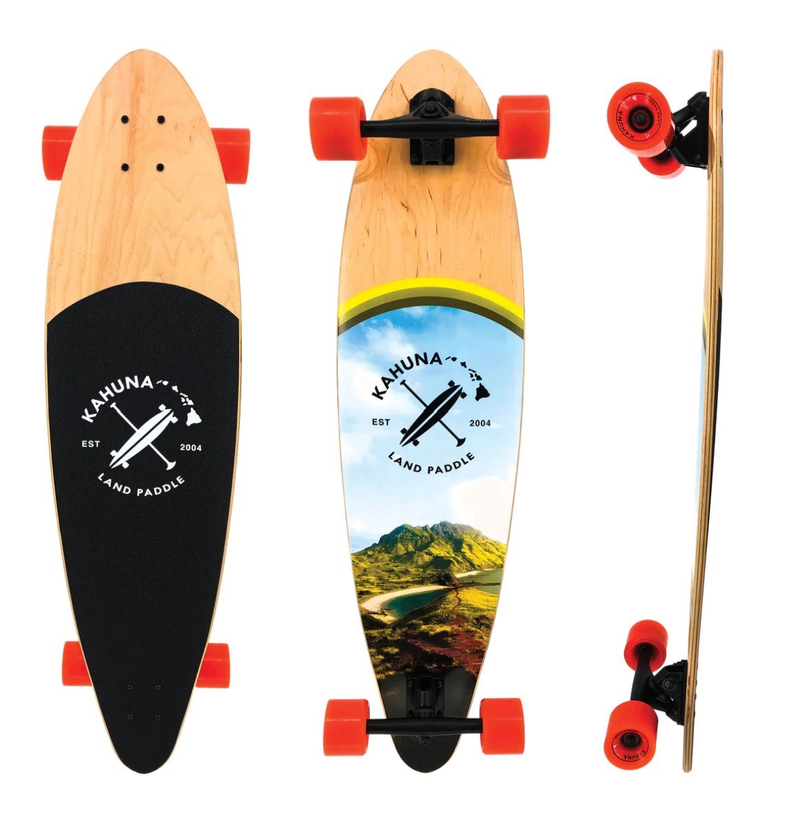 Kahuna Creations LAND PADDLE BUNDLE 40" Land Paddle Board, Longboard ...