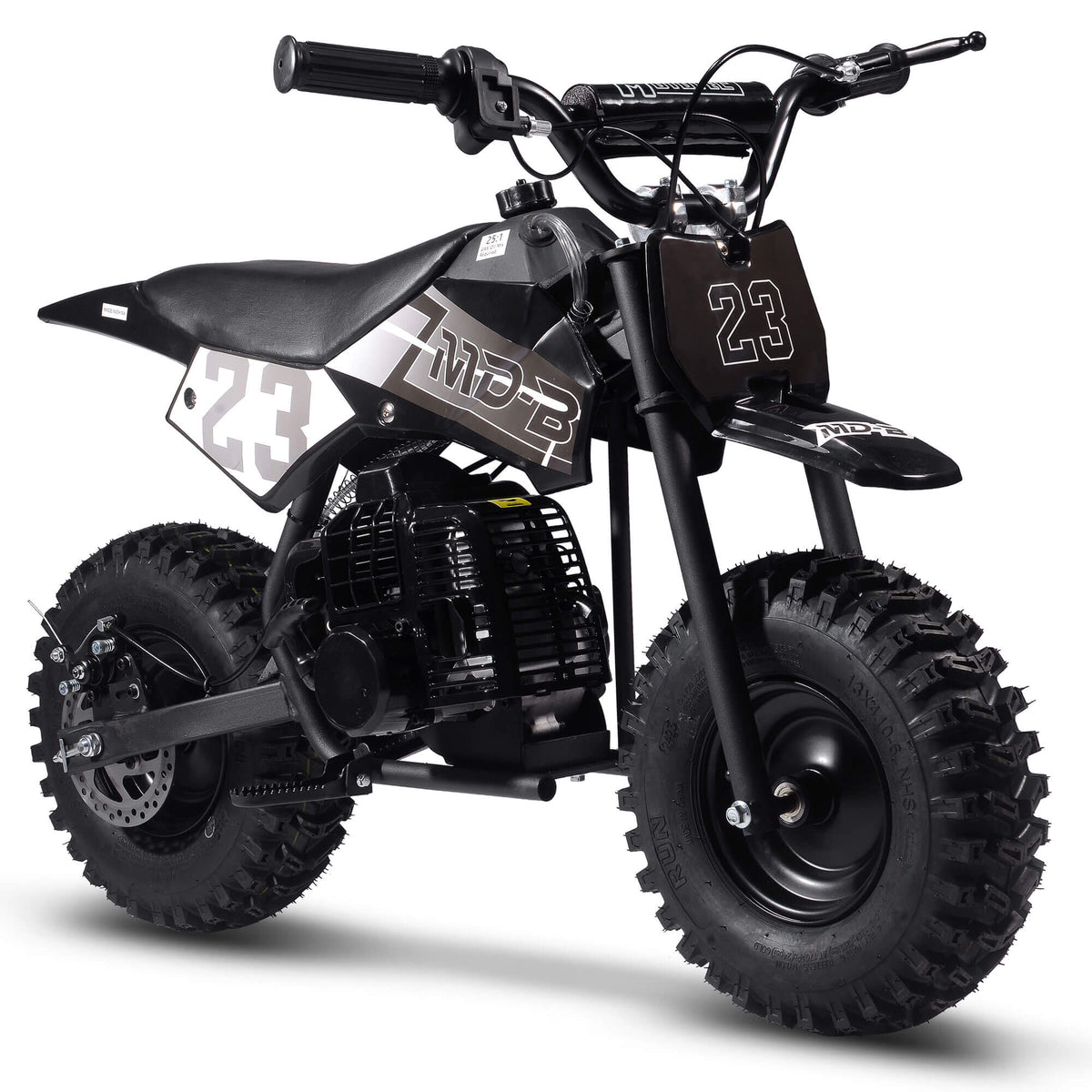 MotoTec BIG Supermoto 50cc 2-Stroke Suspension Kids' Gas Dirt Bike ...