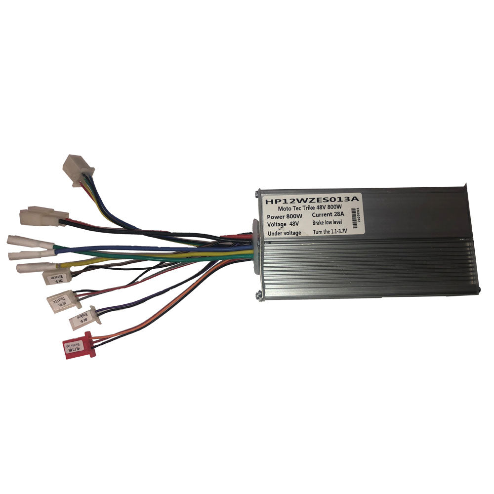 MotoTec Replacement 48V ELECTRONIC CONTROLLER V2 for 800W Electric Tri ...