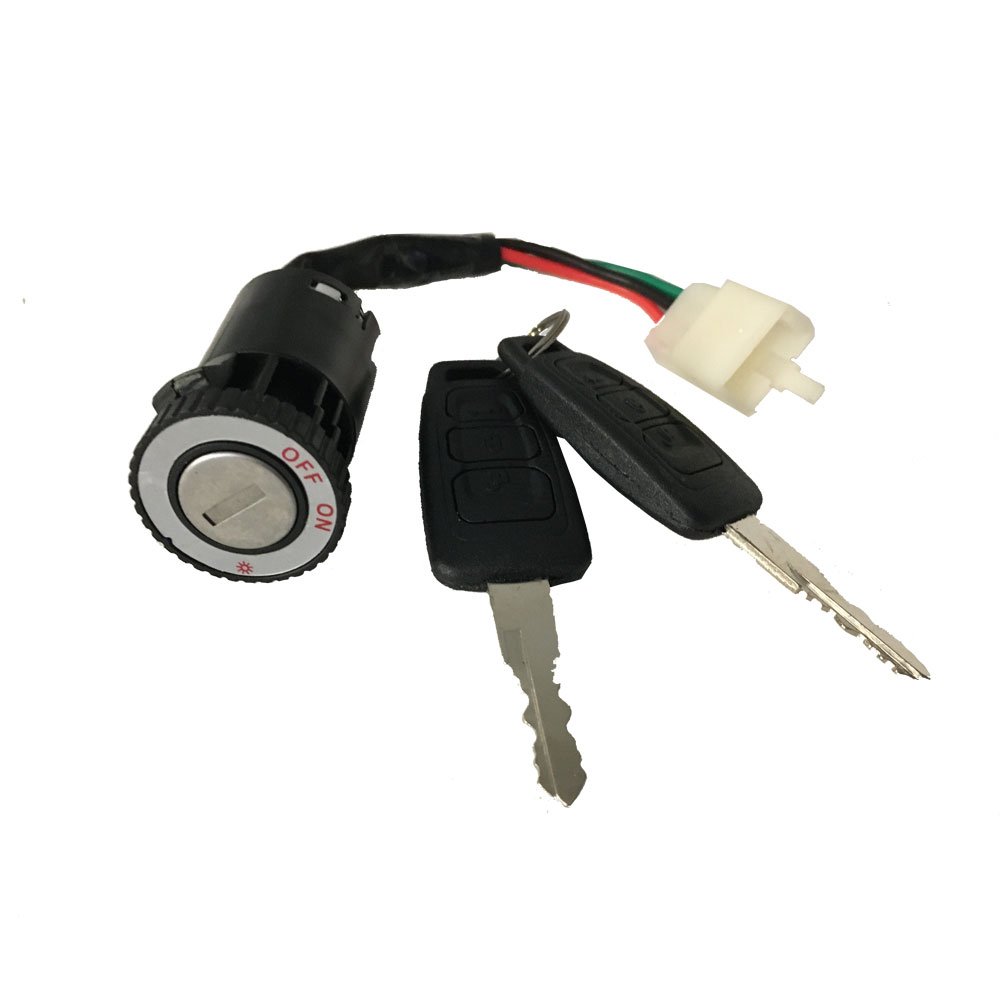 MotoTec Replacement KEY IGNITION for Monster Truck 4x4 12V Ride-On Toy ...