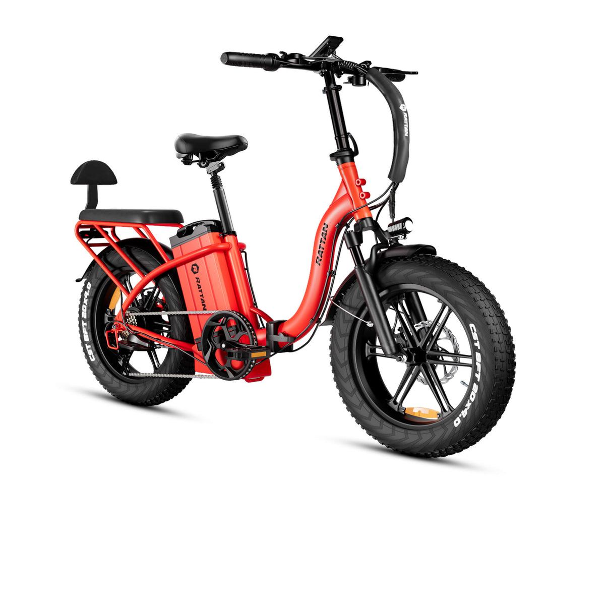 Rattan LF ULTRA 1000W 48V Folding Step-Through Fat Tire Electric ...