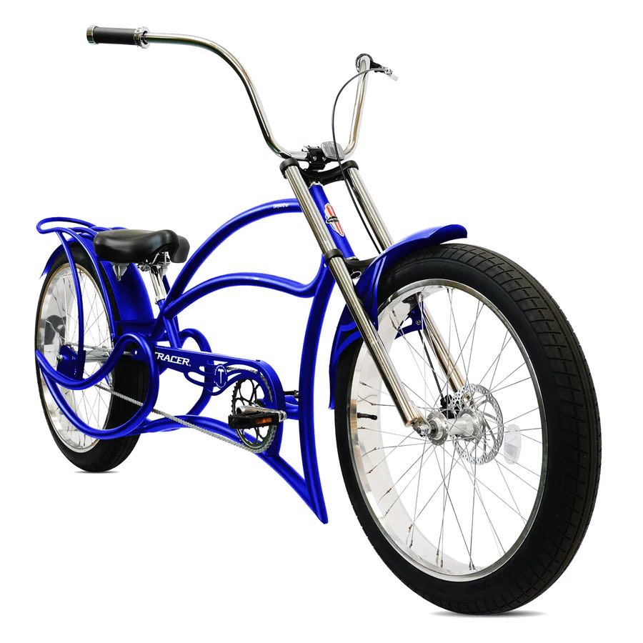 Tracer LEOPARD GT 26" Suspension Cruiser Chopper Stretch Fat Tire Bike ...
