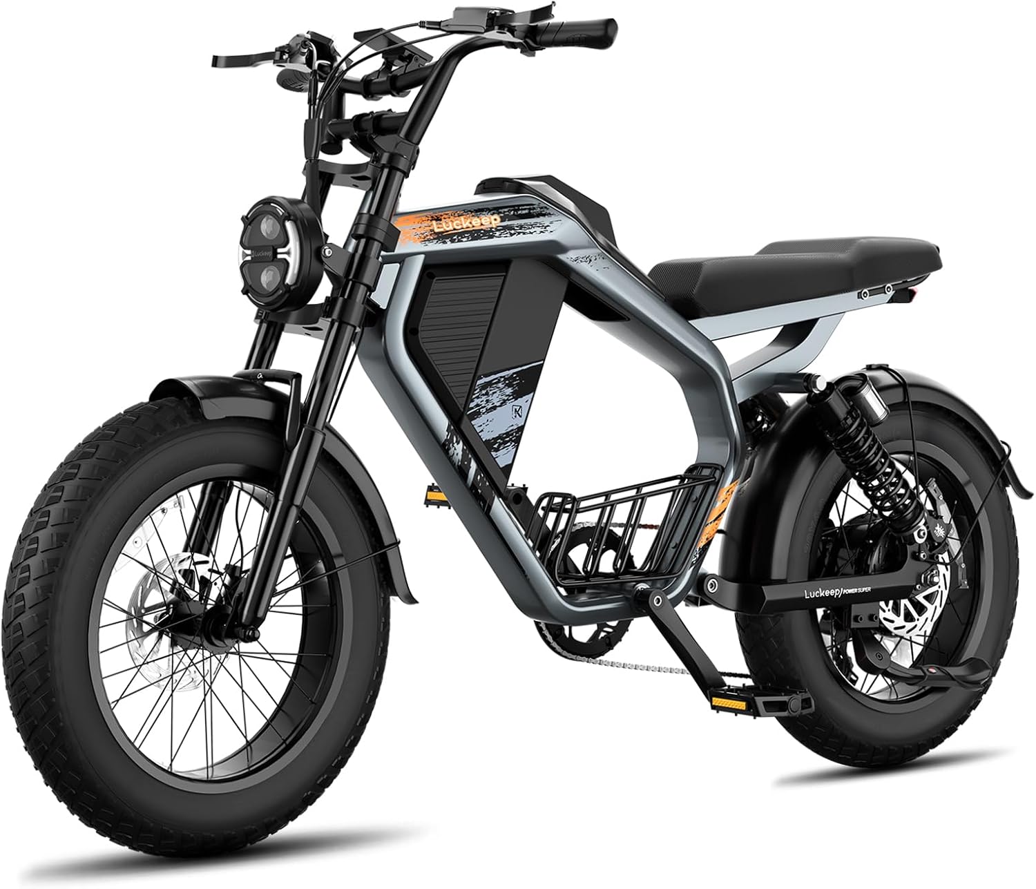Luckeep M5 1000W 20" Fat Tire Moped Electric Bike — Upzy.com