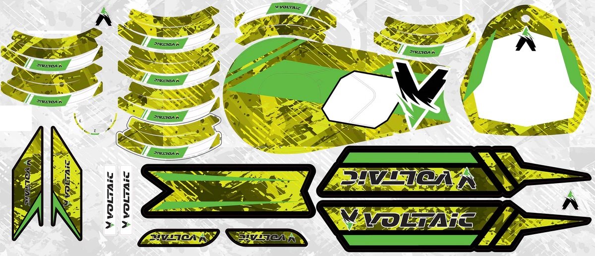 Voltaic Replacement GRAPHICS KIT For 16" Lion Kids Electric Balance Bi ...