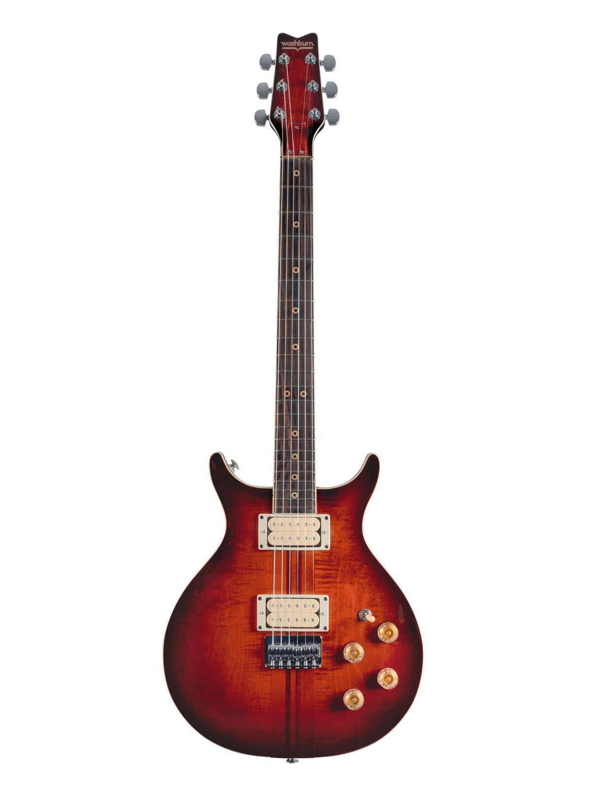 Washburn Wing Series Hawk HAWK1-VSB Double Cutaway Electric Guitar ...