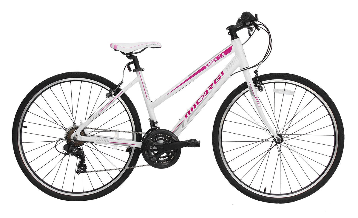 Micargi CROSS 7.0 Women's 700c 7 Speed Step-Through Beach Cruiser Bike ...