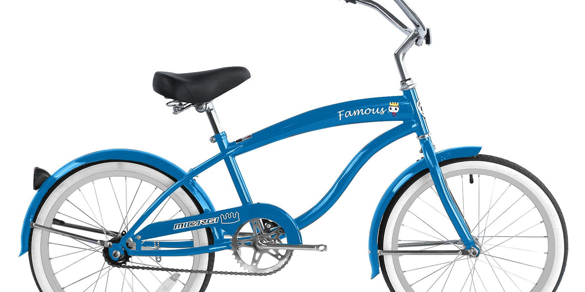 Micargi FAMOUS 20" Kids Boys Single Speed Beach Cruiser Bike — Upzy.com