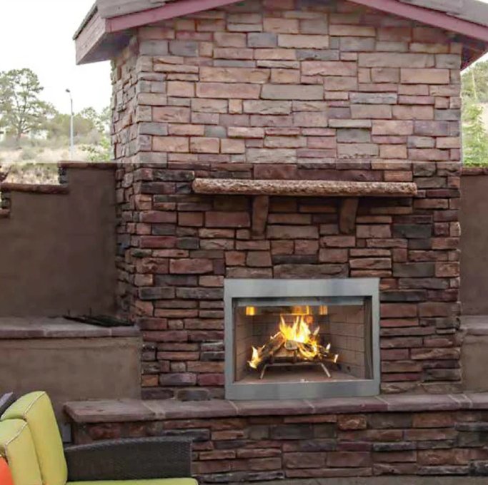 Superior 36" WRE3036 Outdoor Radiant Wood Burning Fireplace — Upzy.com